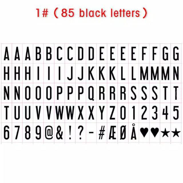Additional alphabet letters A4 Letter Box / A4 Light Box | Shopee Malaysia