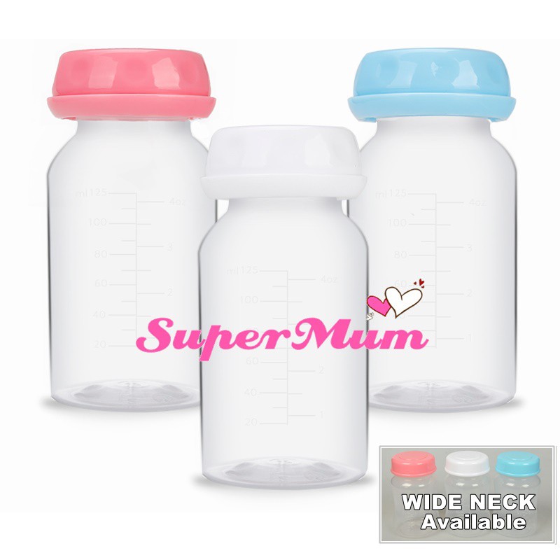Breastmilk Bottle Wide Standard Neck Storage Breast Milk Bottles Botol ...