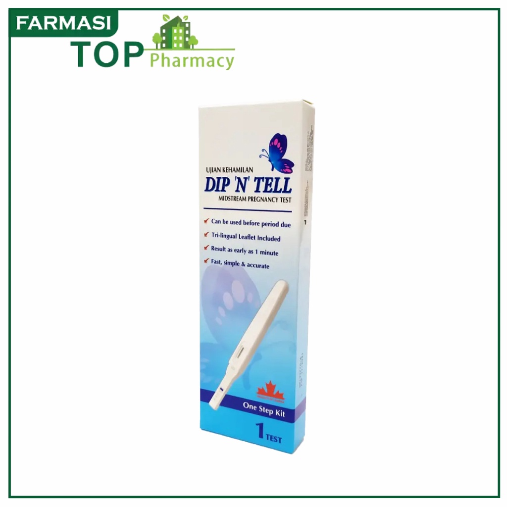 Dip N Tell Midstream Pregnancy Test 1's | Shopee Malaysia