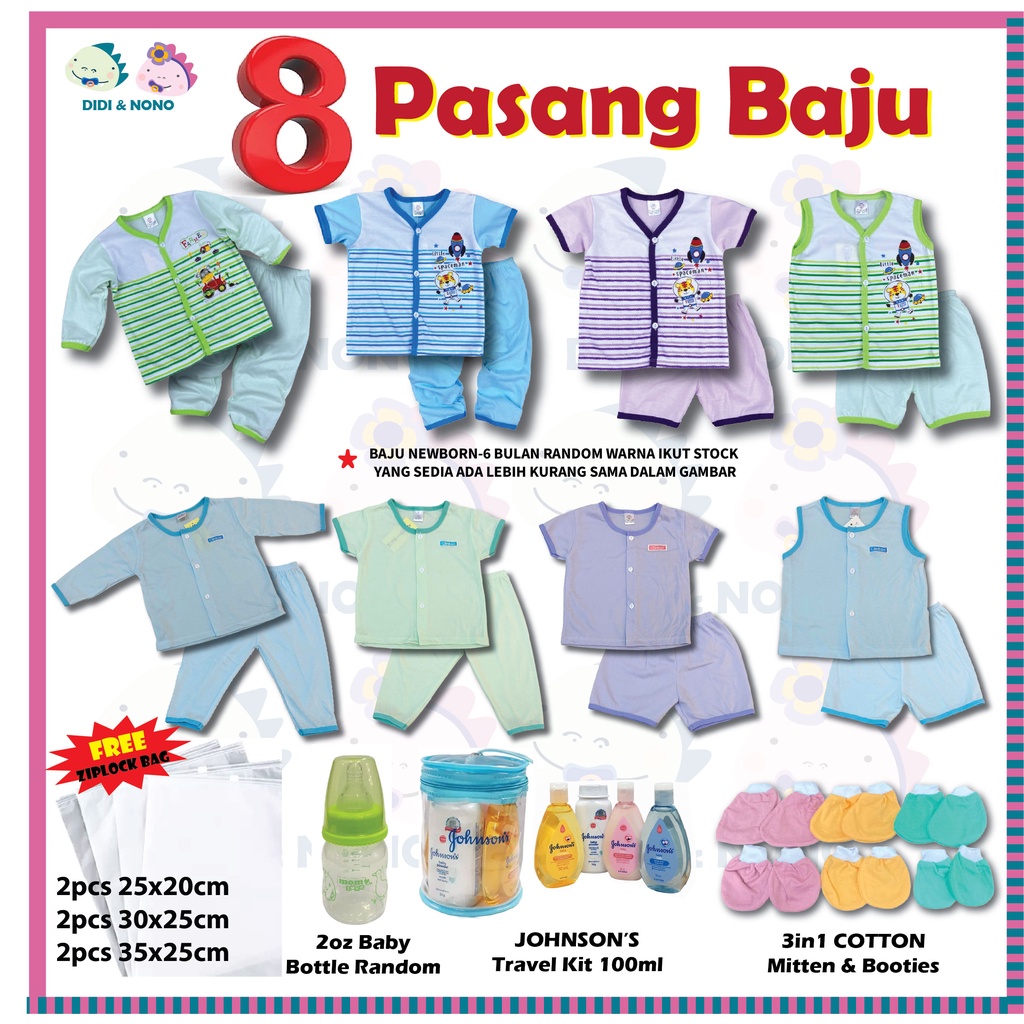 Set Baby Newborn In Labour Room Pakej Asas Bayi Baru Lahir - 11 Item ...