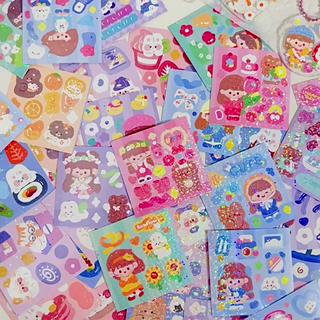 Original Laser Guka Sticker Set Cute Cartoon Hand Book Sticker DIY ...
