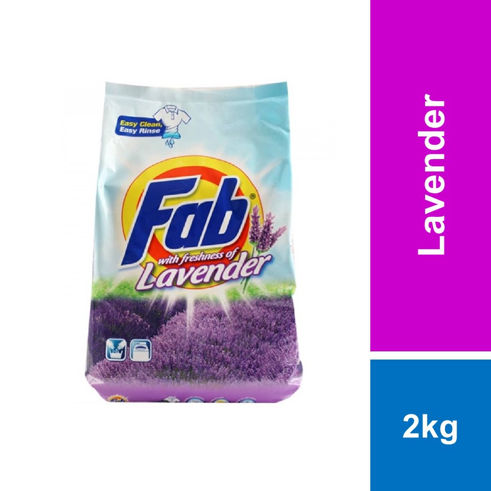 Fab Lavender Laundry Detergent Powder 1.9kg | Shopee Malaysia