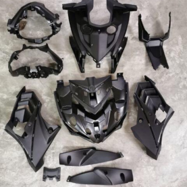 100% original HLY y15 y15zr v1 v2 YAMAHA MATT BLACK INNER COVER FULL ...