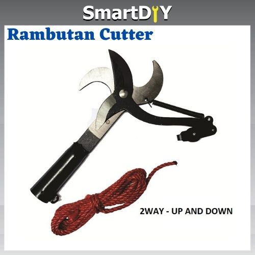 HEAVY DUTY Rambutan DOUBLE Cutter Prunner / Gunting Rambutan Dua Mata ...