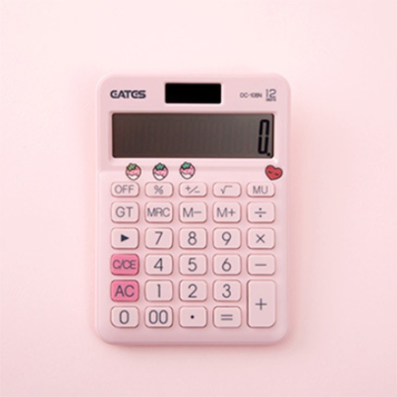 Cute Cartoon Calculator Fashion Student Portable Calculator Small Solar ...