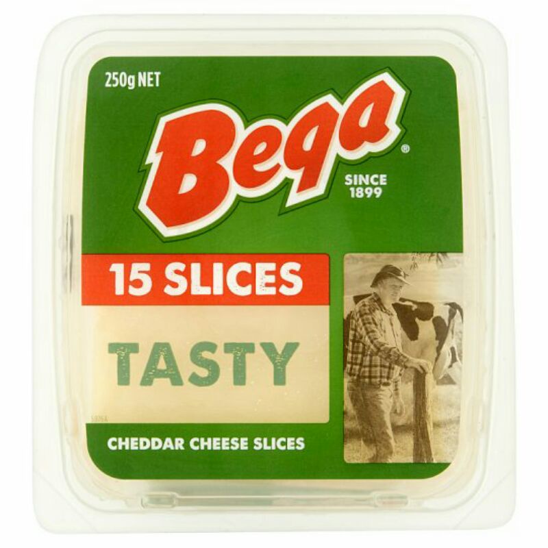 Bega tasty cheddar slice cheese 250g | Shopee Malaysia