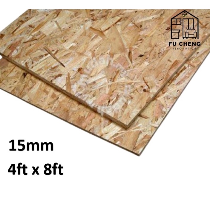 (4ft x 8ft) 15mm OSB Board I Papan OSB I Table Top | OSB Wood | Kepala Katil | Headboad | Shopee ...
