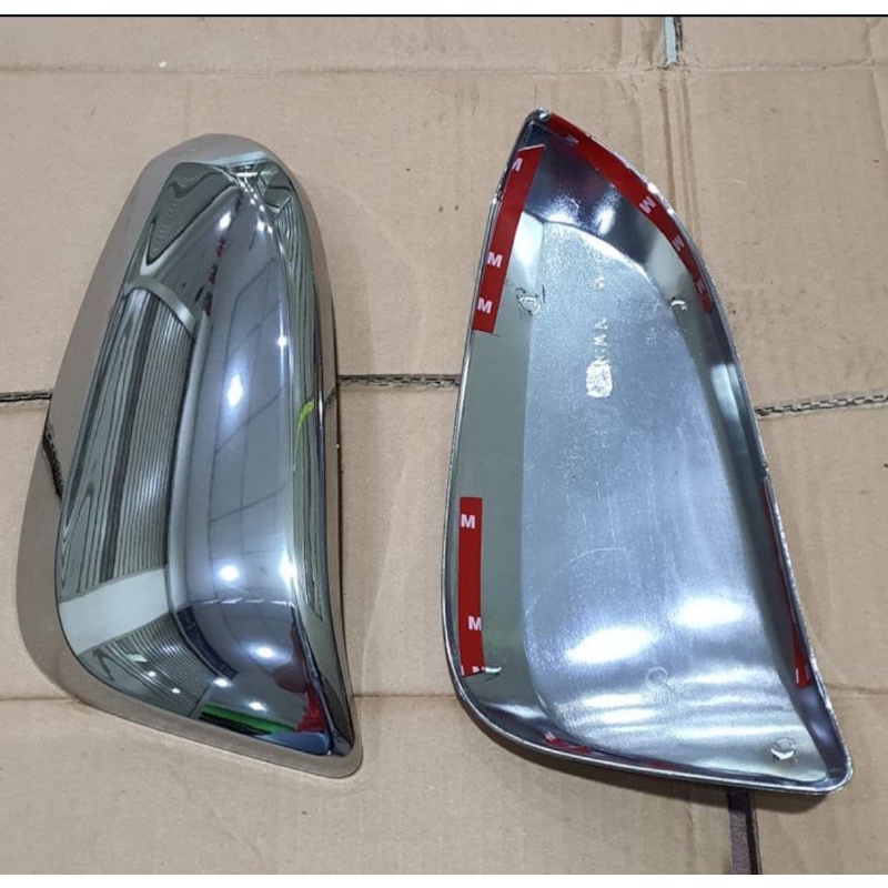 Toyota innova reborn mirror cover chrome rear view mirror cover ...