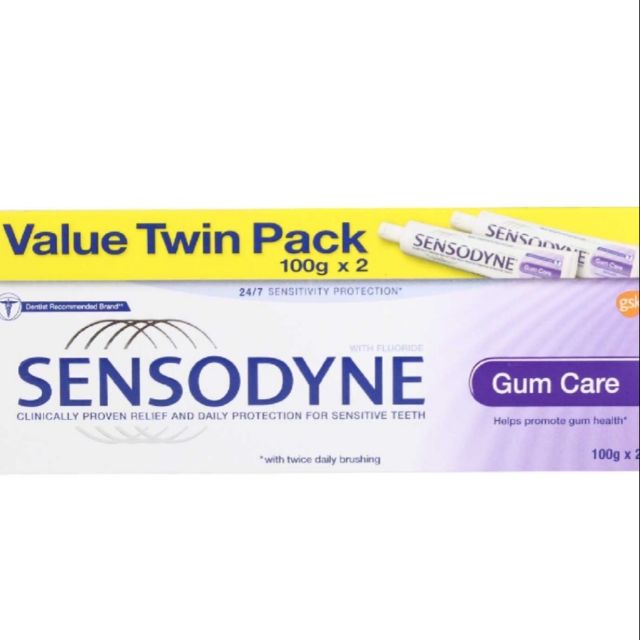Sensodyne Gum Care ( Twin Pack) 100 g X 2(EXP 07/2023) | Shopee Malaysia