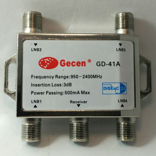 Mixer spliter 4 LNB in to 1 receiver | Shopee Malaysia