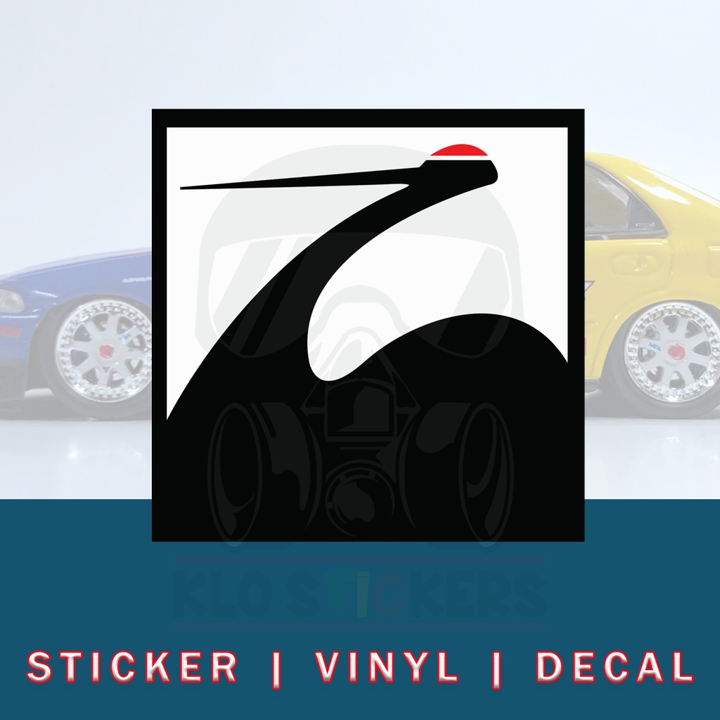 Spoon Sport Car Stickers Bumper Exhaust Mirror Door Decal Vinyl Honda ...