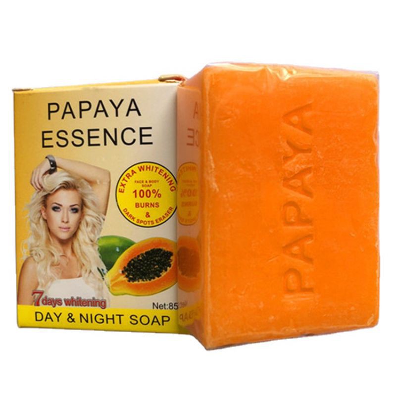 Multi purpose fancy soap papaya extract whitening soap 85g | Shopee ...