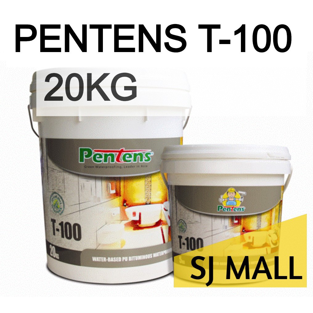 PENTENS T-100 Water-based PU Bituminous Waterproofing Membrane 20KG ...