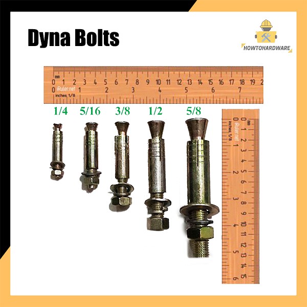 Dyna Bolt or Expansion Bolt ( Sleeve Anchor ) | Shopee Malaysia