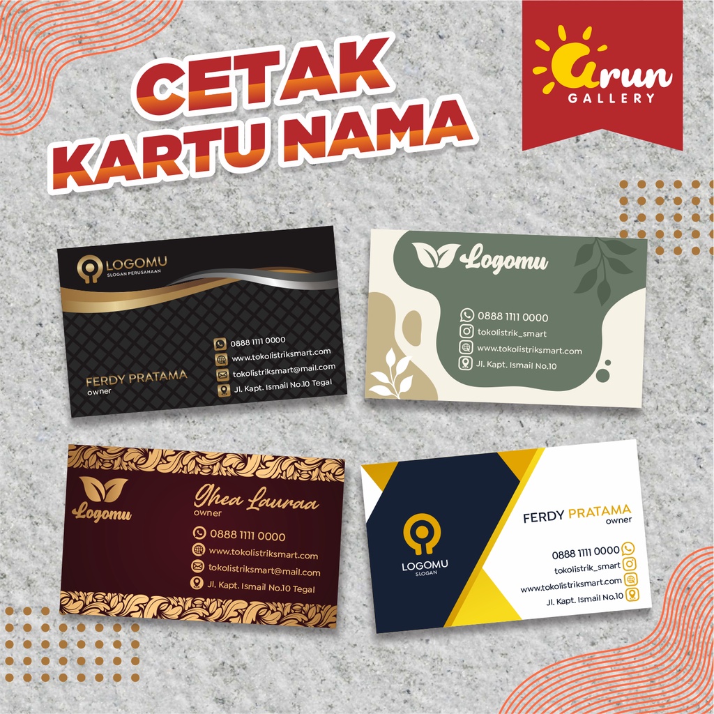 One SIDED NAME CARD DESIGN OF THE BEST CHOICE 1 BOX CONTAINS 100 PCS ...