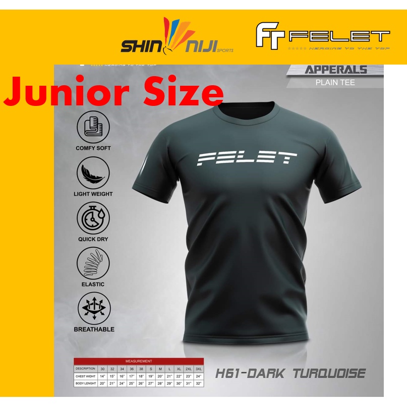 Felet Fleet Jersey HSeries H56 H61 Junior Kids Jersi | Shopee Malaysia