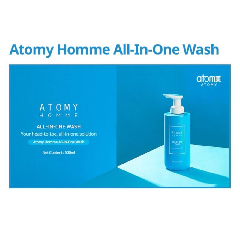 ATOMY HOMME ALL IN ONE WASH 500ml ( MEN ) | Shopee Malaysia