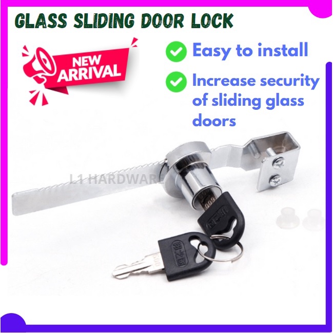 Kunci Sliding Pintu Kabinet Kaca Window Lock Glass Sliding Door Saw ...