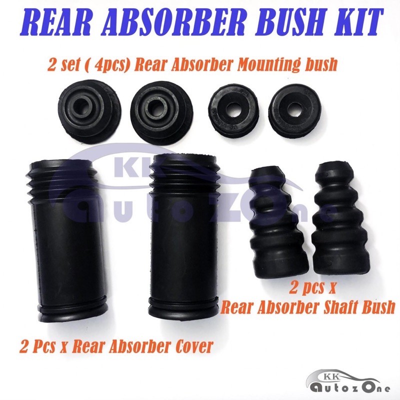 Proton Saga BLM FL FLX SAVVY Rear Absorber Bush Kit | Shopee Malaysia