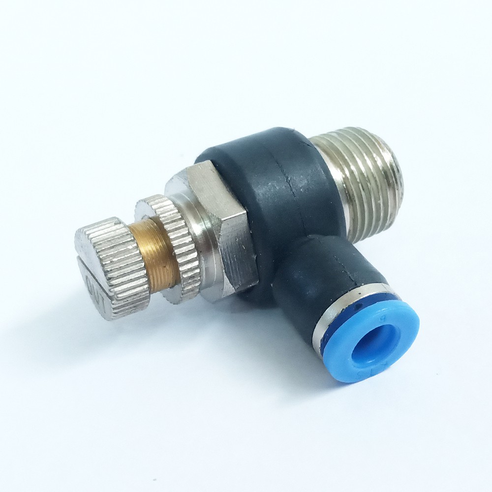 Pneumatic Speed Controller 6mm X 3/8" Male Thread JSC Series One Touch Fitting JSC6-03 | Shopee ...