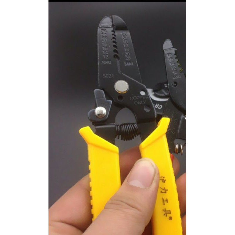 Multifunctional Wire Cable Stripper Cutting Stripping Hand Tool Pliers ...