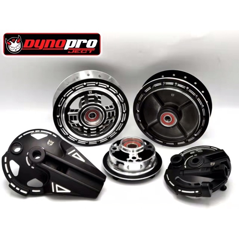 DYNO PRO EX5 DREAM CNC HUB FULL SET DEPAN BELAKANG SIAP BEARING HUB ...