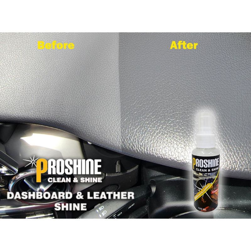 PROSHINE Dashboard & Leather Shine | Car Interior Care | Shine | UV ...