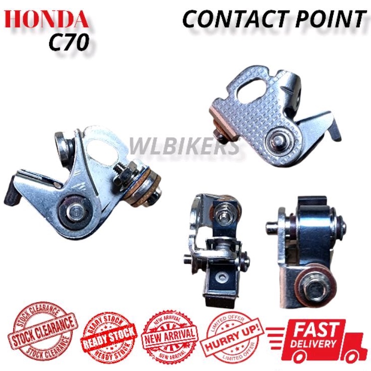 HONDA C70 CONTACT POINT PLATINUM -CLEARSTOCK- | Shopee Malaysia