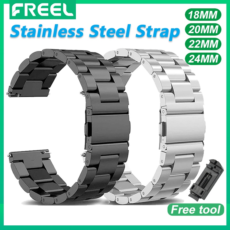 FREEL Mens Stainless Steel Strap For smart watch classic watch Huawei ...