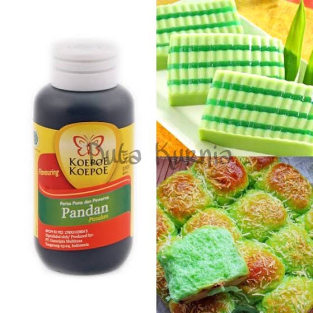 HIJAU Pandan Flavor Paste/Flavor Dye Essence Green Pandan Aroma Koepoe ...
