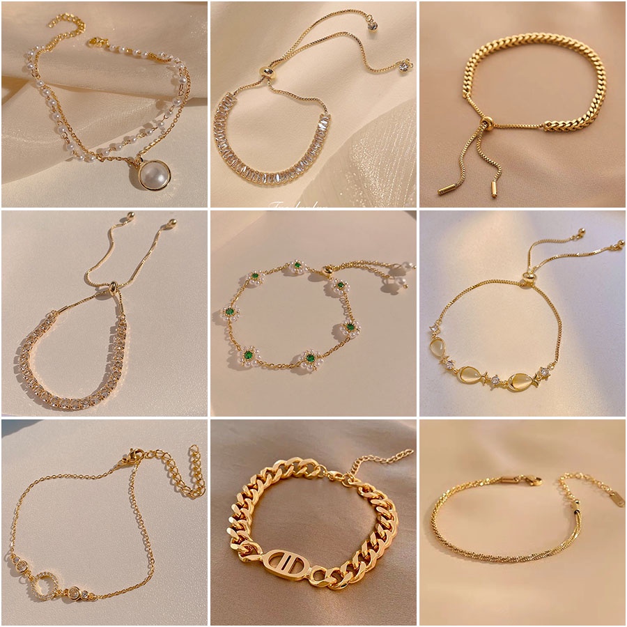 Simple Ladies Korean Bracelet Hot Selling Crystal Bracelet Exquisite ...