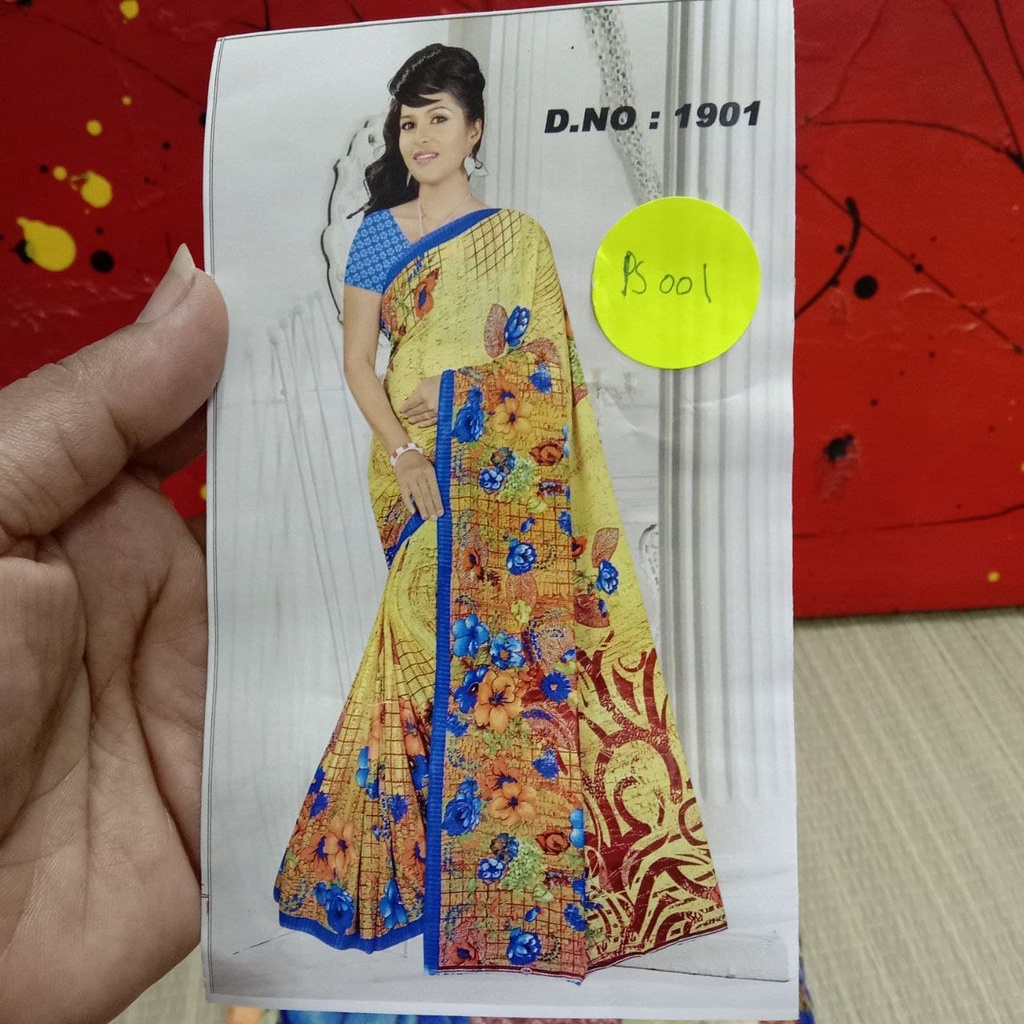 Sofiya Soft Poonam Saree / Original Quality Soft Material / Kain saree ...