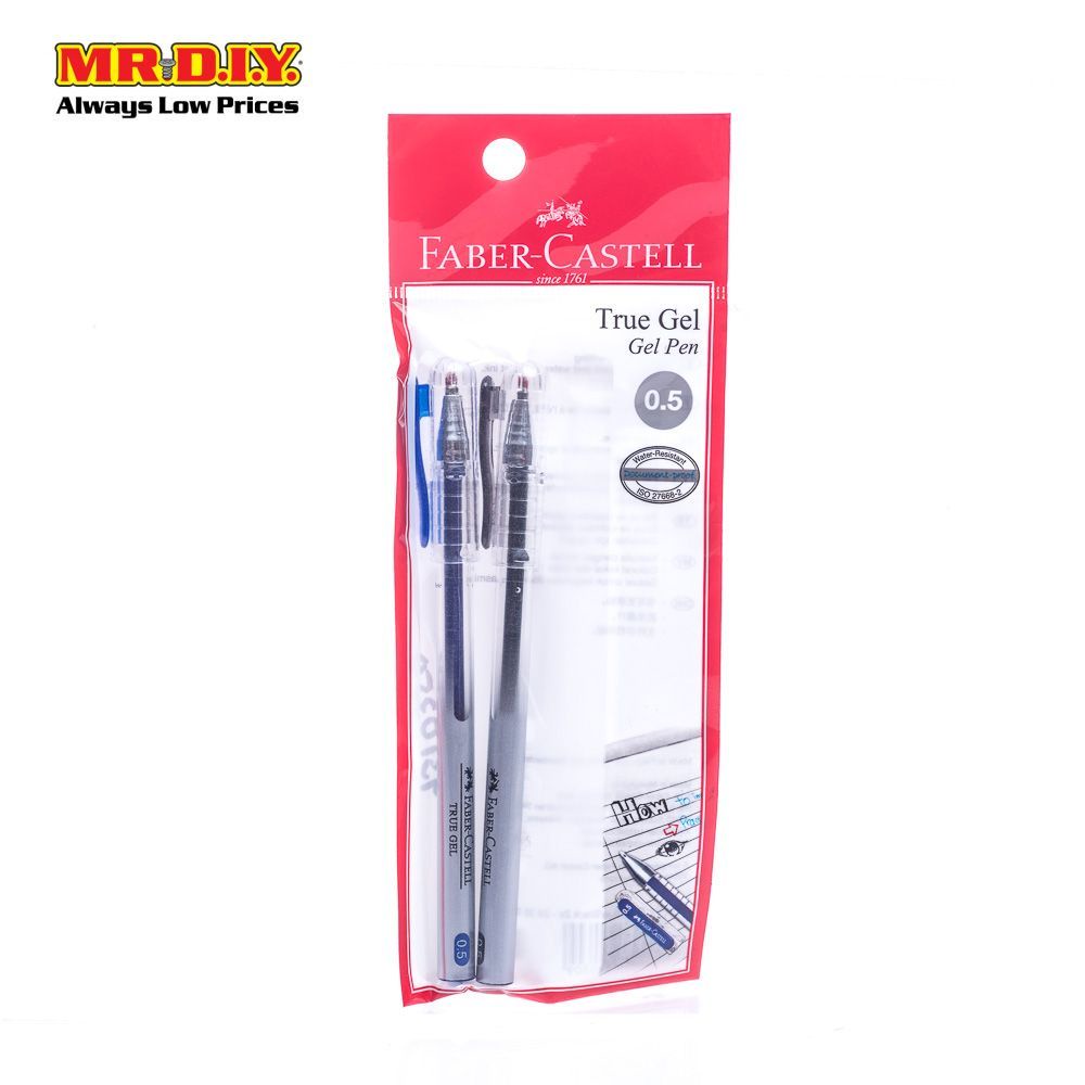 MR.DIY FABER-CASTELL True Gel 0.5 Gel Pens (2pc) | Shopee Malaysia