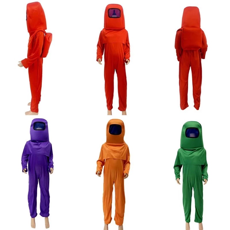 Children among us carnival jumpsuit cosplay anime in game space costume ...