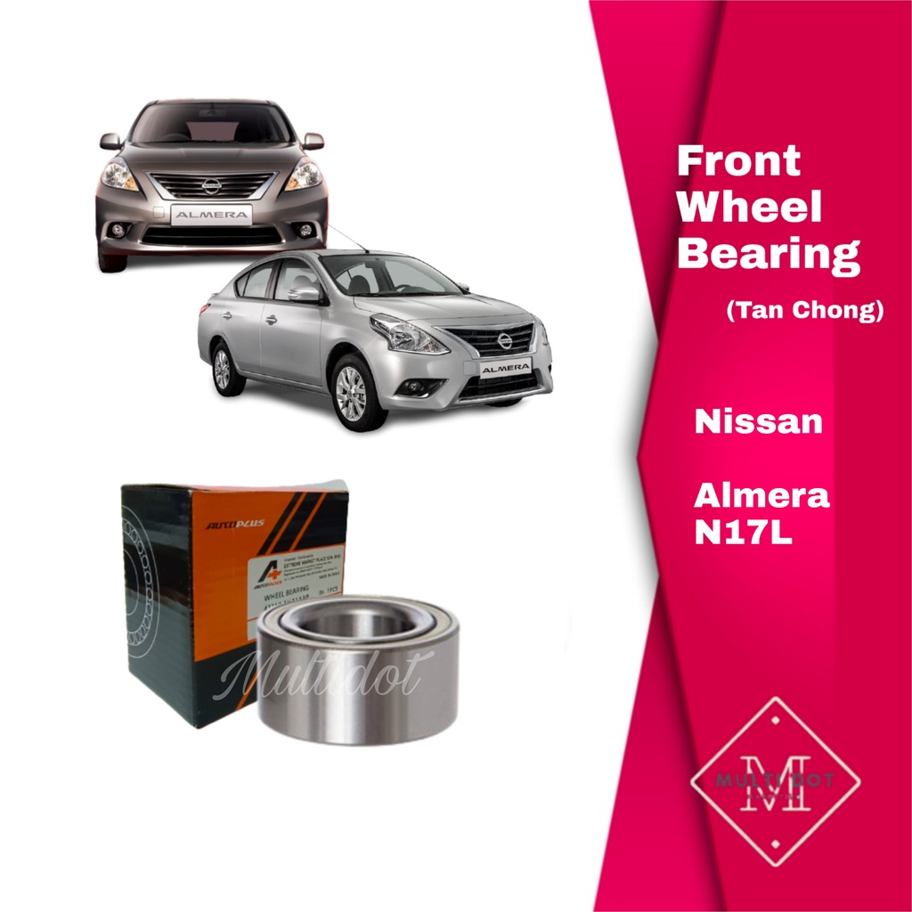 Nissan Front Wheel Bearing (Tan Chong) AUTOPLUS Almera N17L 40210-1HA1A ...