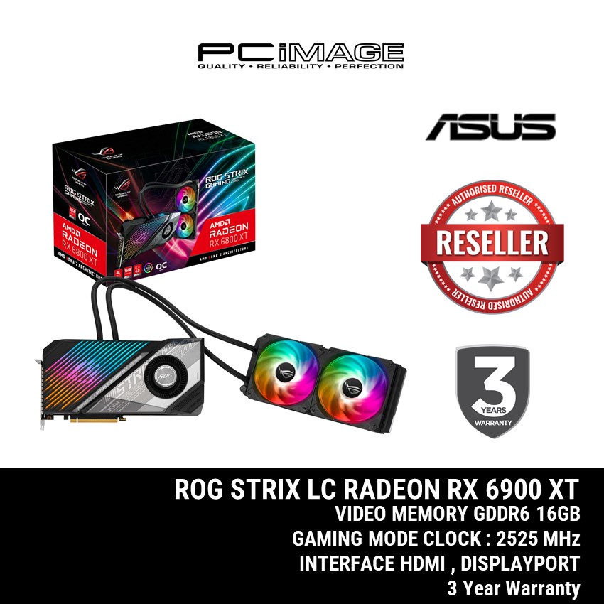 ASUS ROG Strix LC Radeon™ RX 6900 XT is a liquid-cooled leviathan ...