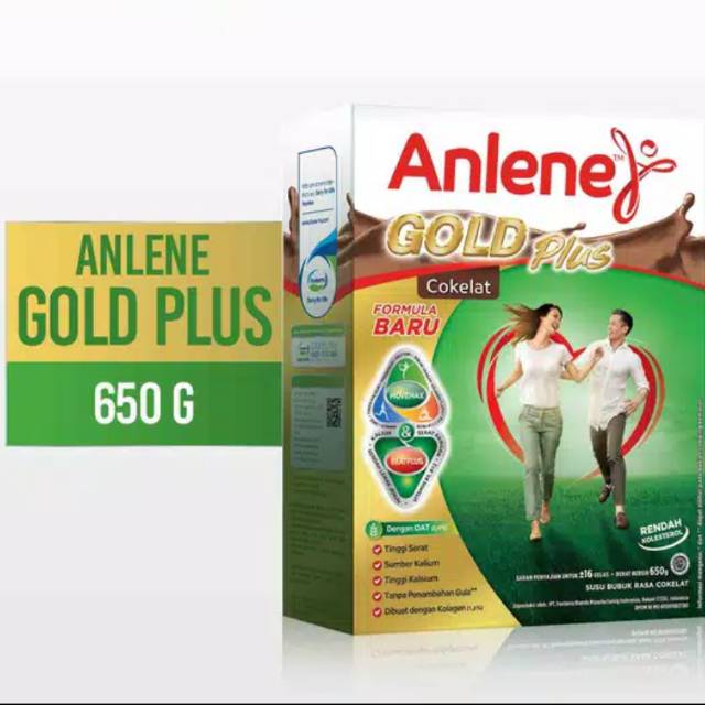 Anlene Gold Plus Chocolate 650gr - Powdered Milk - Bone Nutrition Milk ...