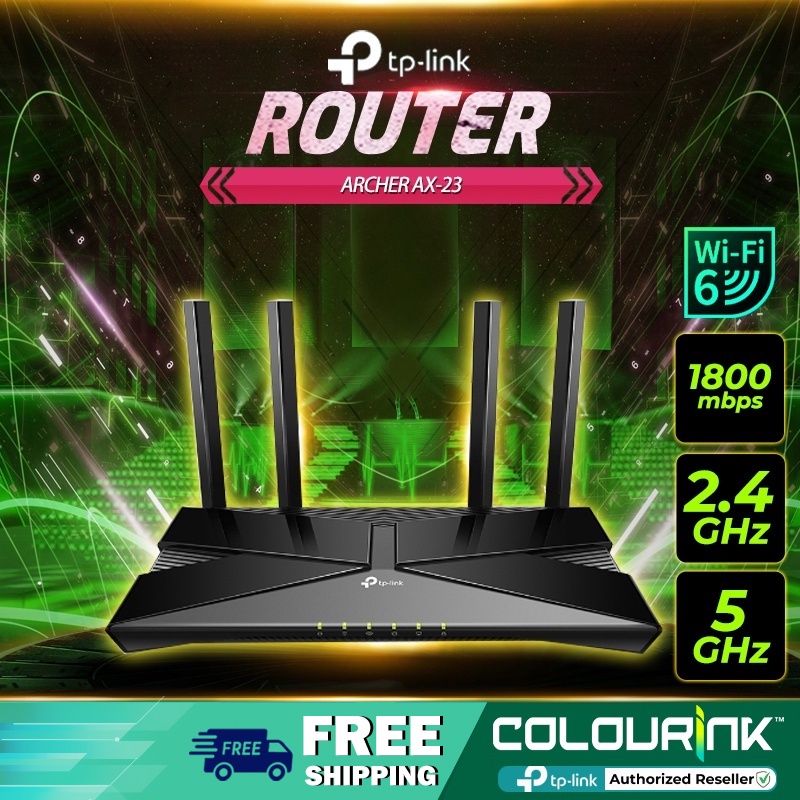 Tp-Link Archer AX23 AX1800 Dual-Band Gigabit Wireless Wi-Fi 6 Router ...