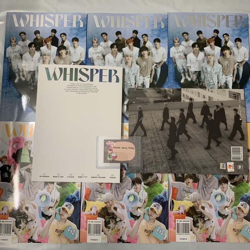 THE BOYZ Be Aware Whisper Official Unsealed Album | Shopee Malaysia