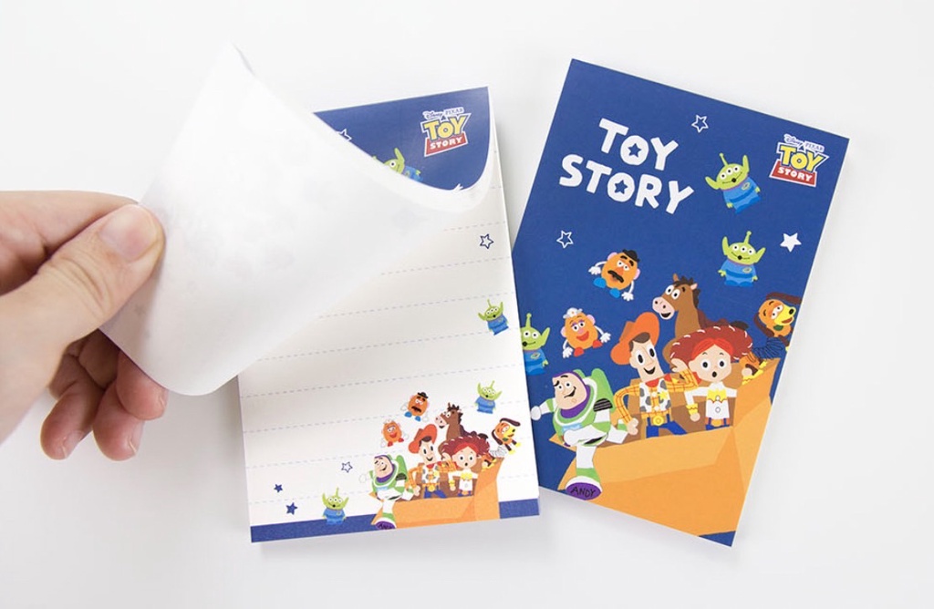 Disney Notepad 60K Pooh Princess Memo Toy Story Dumbo Mickey Alice ...