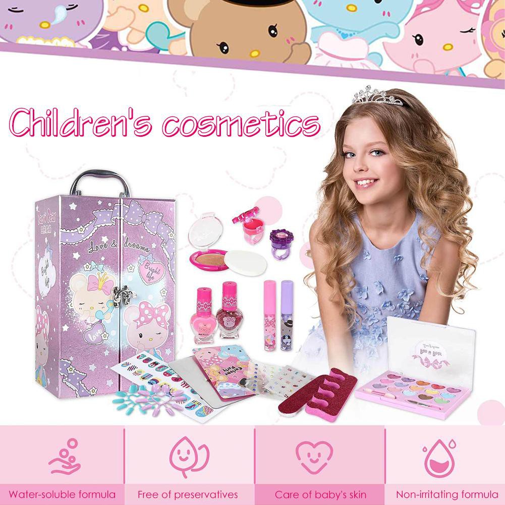 Professional makeup Box Make up set for Kids Girl- Safety Tested- Non ...