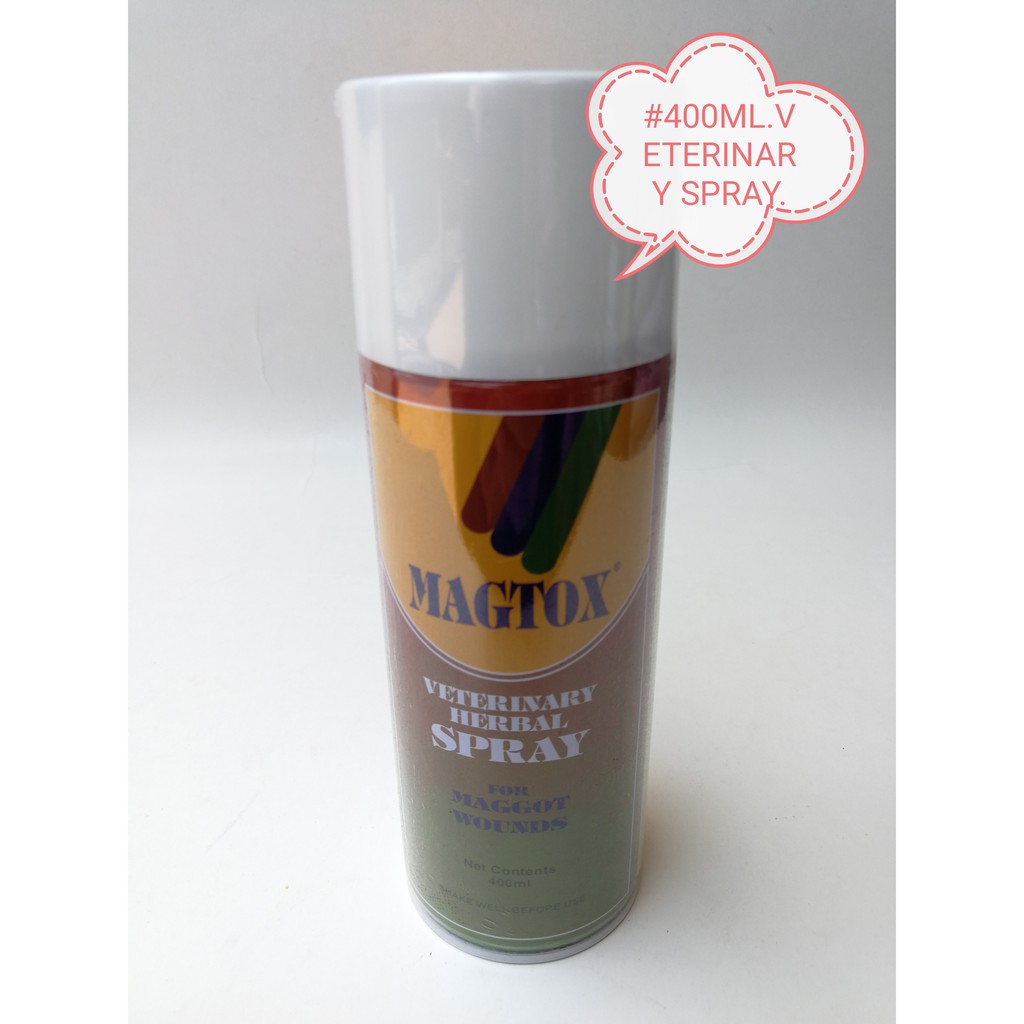 Magtox Veterinary Herbal Spray Maggot Wound Pet Animal 400ml | Shopee ...