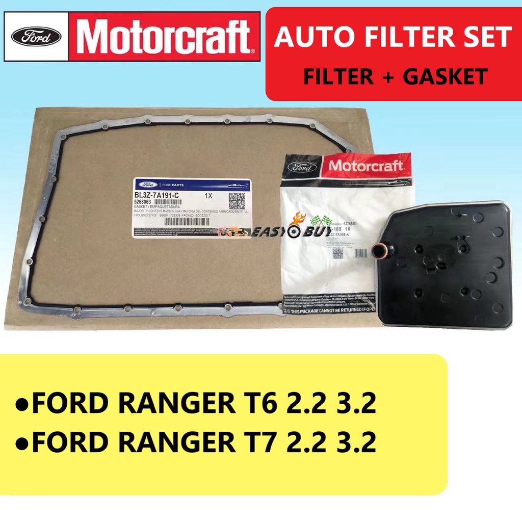 Original Motorcraft ATF Auto Transmission Filter & Gasket- Gearbox ...