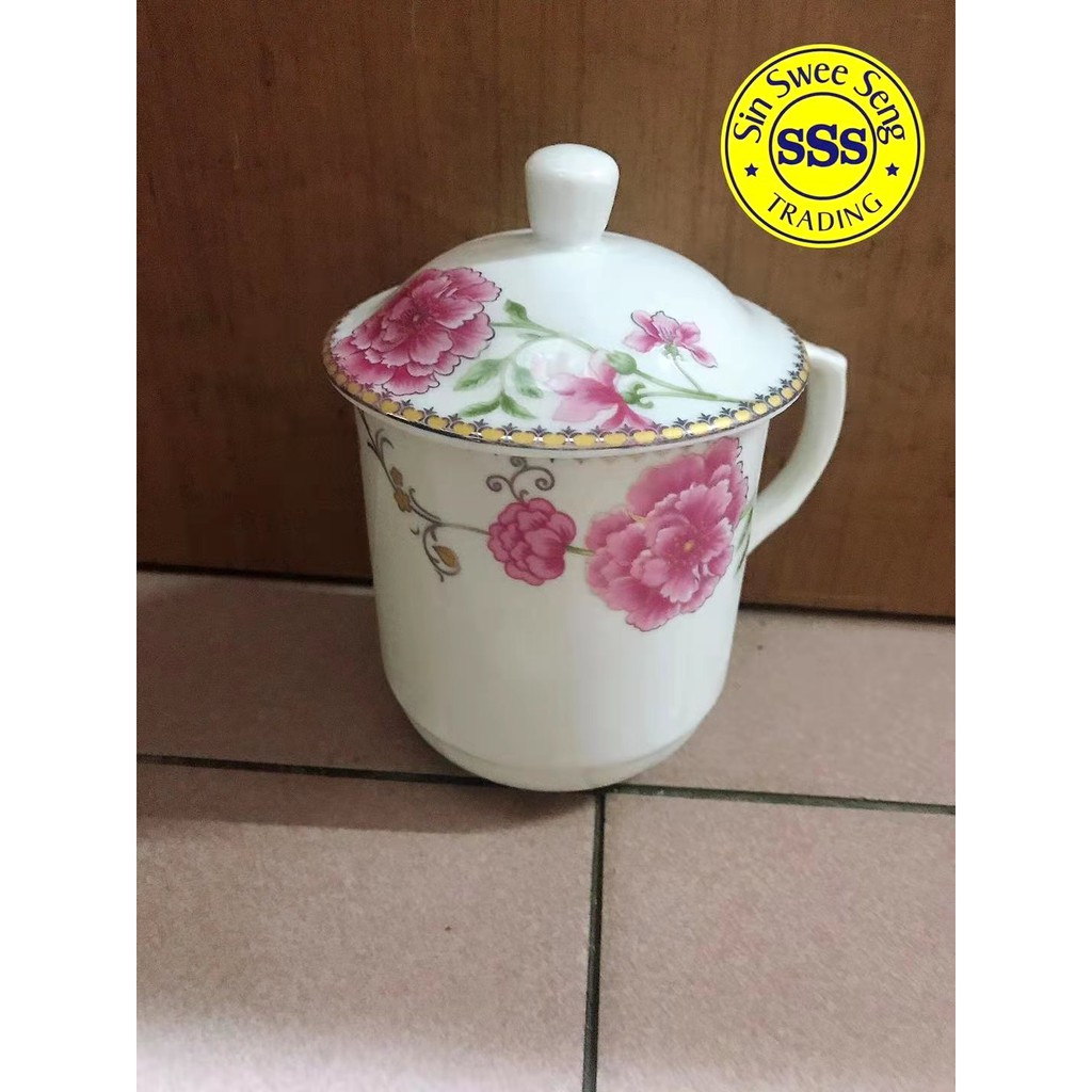 【HOT SALE】Ceramic Cup+Cover Coffee mug Water Cup Breathable Mug Milk ...