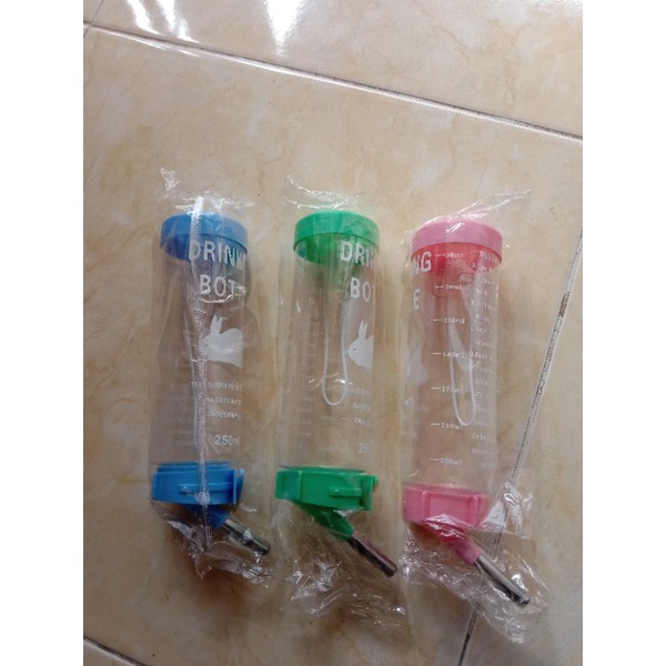 Pet drinking bottle water cat rabbit hamster nozzle bekas sangkar ...