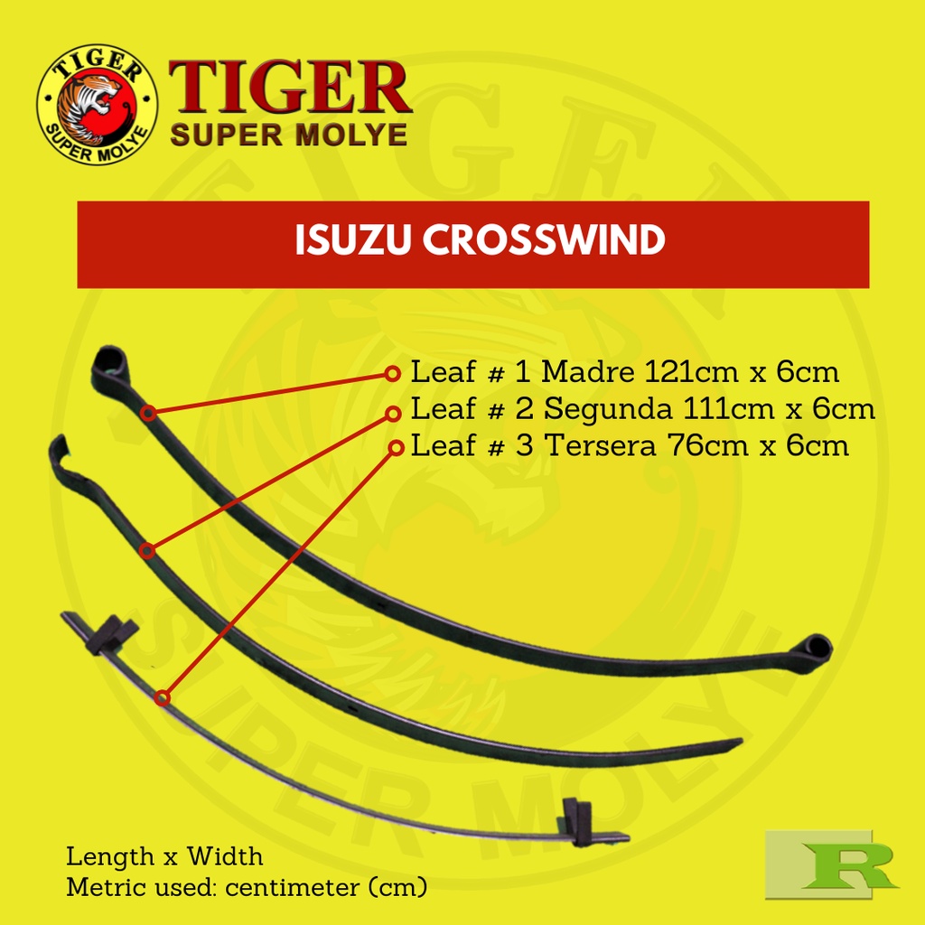 Leaf Spring Molye for AUV Crosswind | Shopee Malaysia