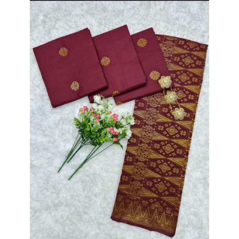 KAIN PASANG SONGKET BUNGA TABUR | Shopee Malaysia
