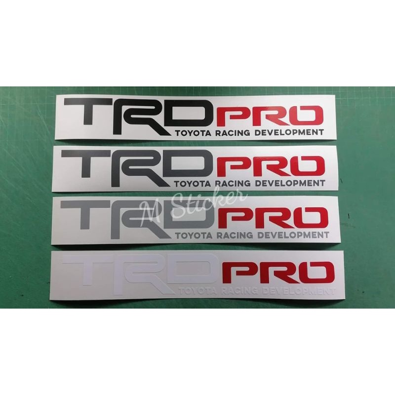 Sticker Sticker Car Mounted Car TRD PRO Cutting Dies Sticker Pvc ...