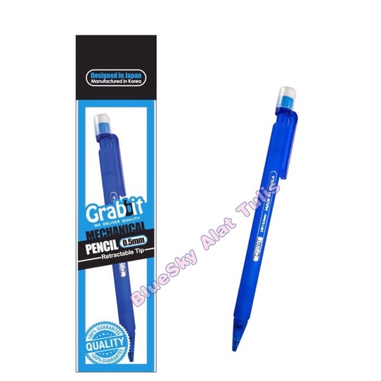 Pensil Mekanik Tip 0.5 mm Dilengkapi Kelip/Pemadam Getah Bentuk Pensil ...