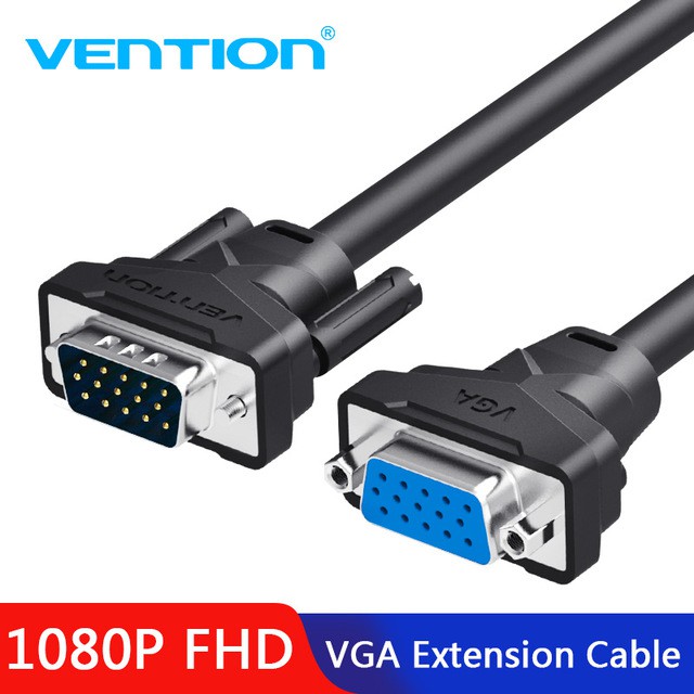 Vention VGA Extension Cable Male to Female Cable 1080P VGA Extender ...